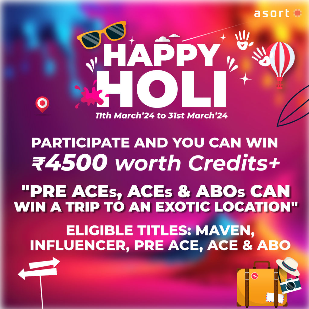 Happy Holi 2024: Participate and win a Trip - Inside Asort