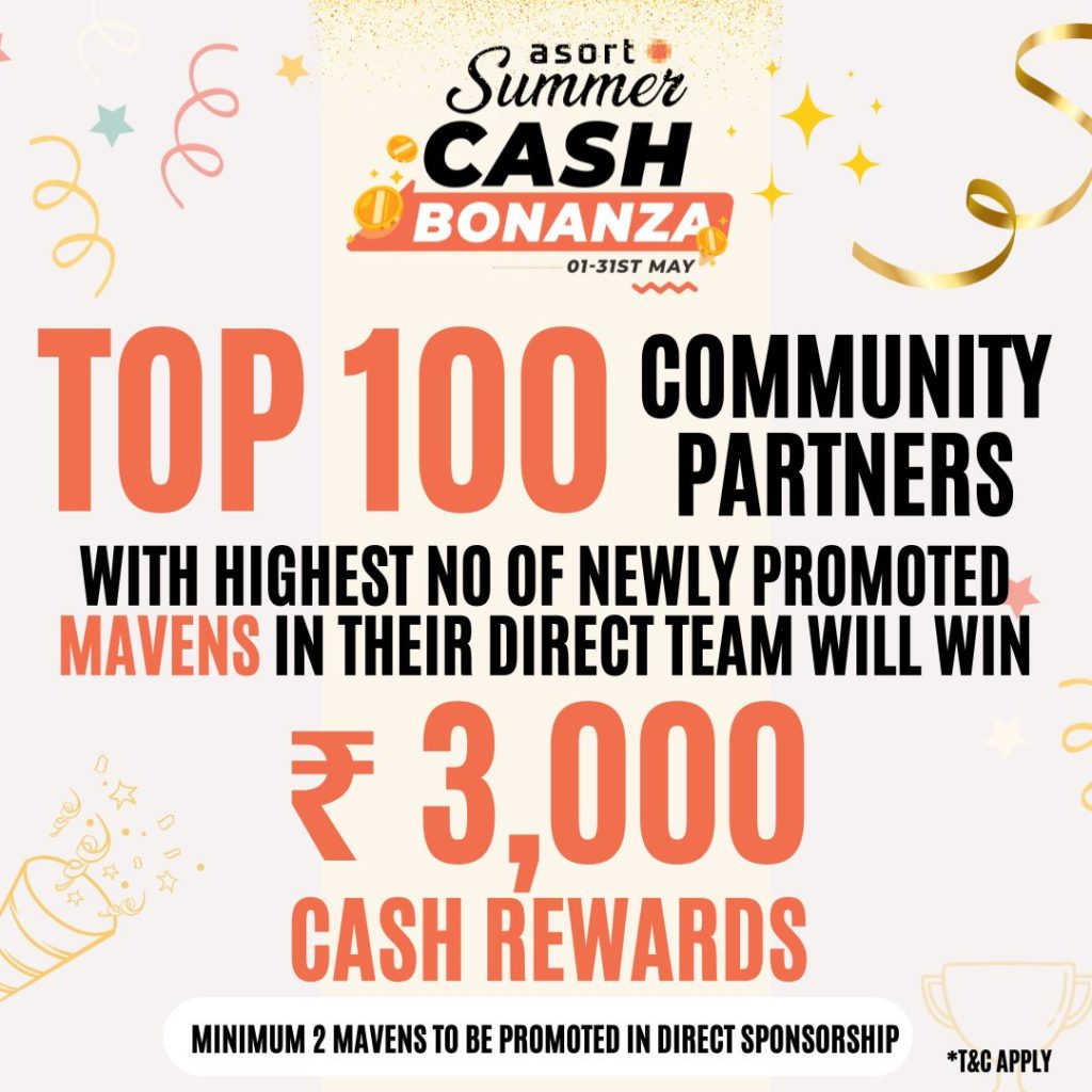 Asort Summer Cash Bonanza | Win Big with Asort Co-Commerce!