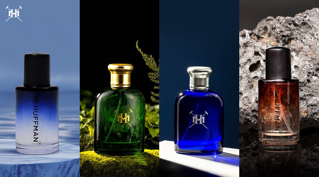 Asort Mr. Huffman’s New Perfume Range – Bold, Refined, Unforgettable.